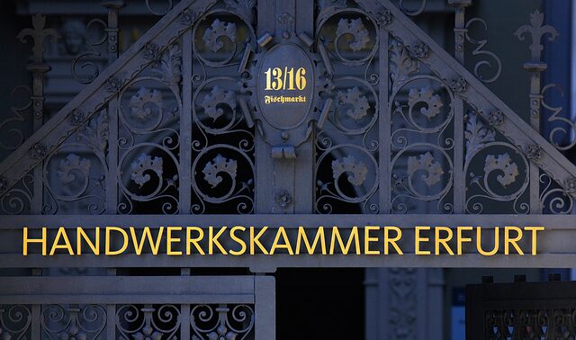 Historie der Handwerkskammer Erfurt